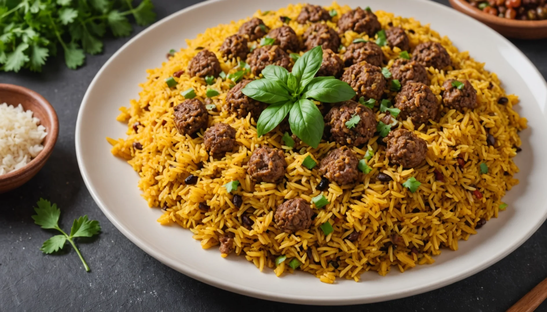 Recette riz viande hachée marocaine aux épices